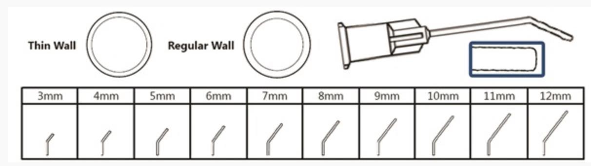 Anterior Chamber Cannula, Angled AX11261 - MST store
